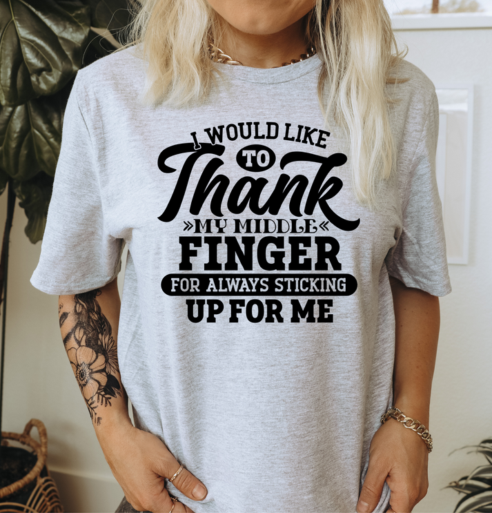 Middle Finger DTF Transfers – TransfersbyJess